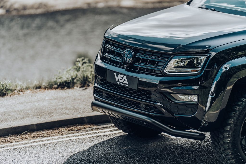 VEA Automotive Volkswagen Amarok Nudge Bar with Satin Black Textured ...