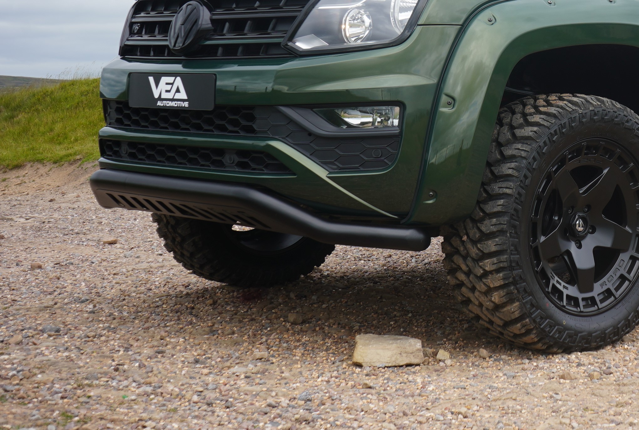 Volkswagen Amarok Nudge Bar With Satin Black Textured Finish