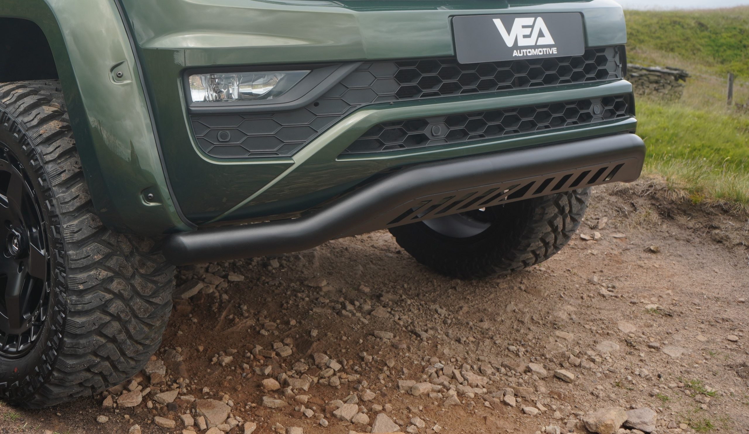 Volkswagen Amarok Nudge Bar With Satin Black Textured Finish